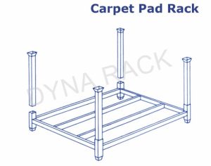 Carpet Pad Stack Racks - Dyna Rack - The Dealers' Source for Portable ...
